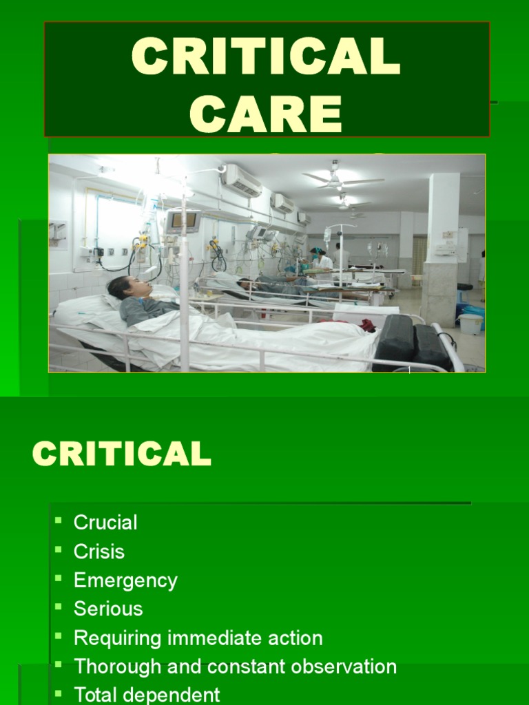 Critical Care Nursing | PDF | Intensive Care Medicine | Intensive Care Unit