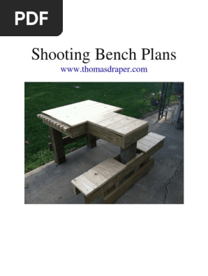 Concrete Shooting Bench Plans