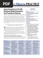 PedMIDAS - Migraine Questionnaire | PDF | Headache | Clinical Medicine