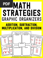 Grade 1 Mental Maths Strategies Packet | PDF