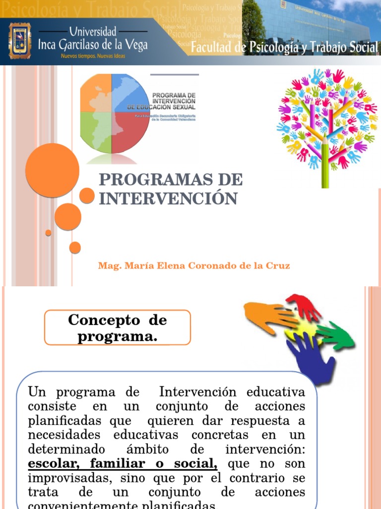 Programas de Intervención | PDF | Planificación | Diseño