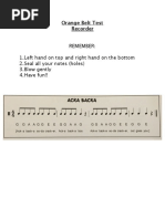 Recorder Karate Unit for Grade 3 | PDF | Recorder (Musical Instrument ...
