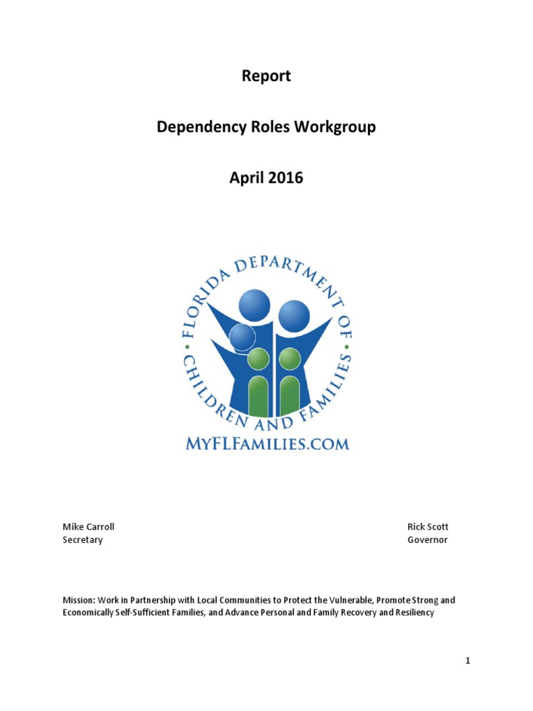 Florida DCF Report | PDF | Child Protective Services | Practice Of Law