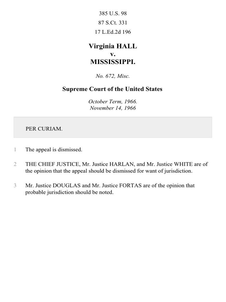 Supreme Court Appeal Dismissal | PDF | Law