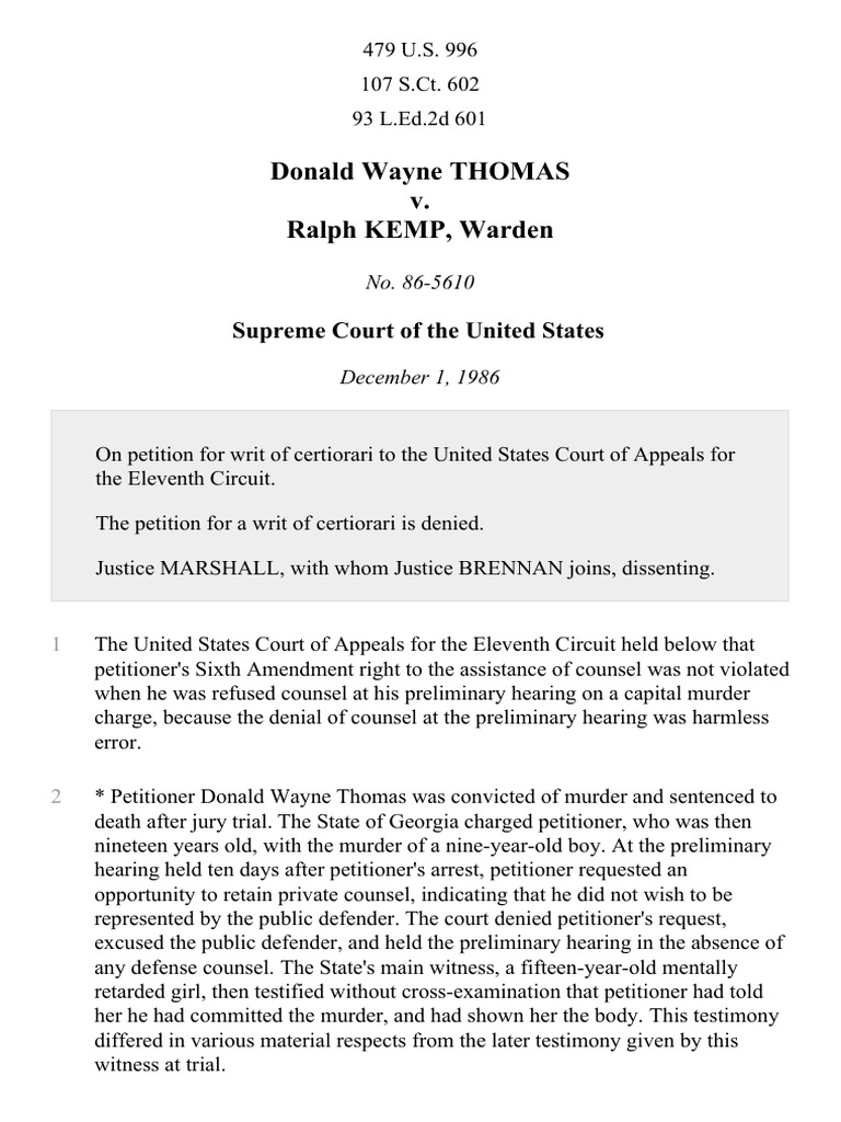 Supreme Court Ruling on Counsel Rights | PDF | Supreme Court Of The ...