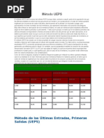 Ventajas y Desventajas Del PEPS Y UEPS | PDF