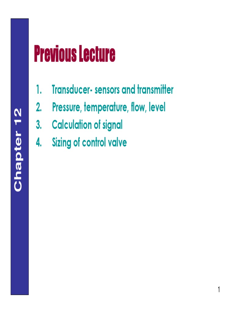 Lecture Note Chapter 11 PID Controller Design Tuning and ...