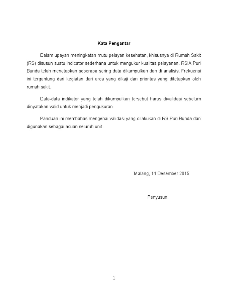 Panduan Validasi Data | PDF