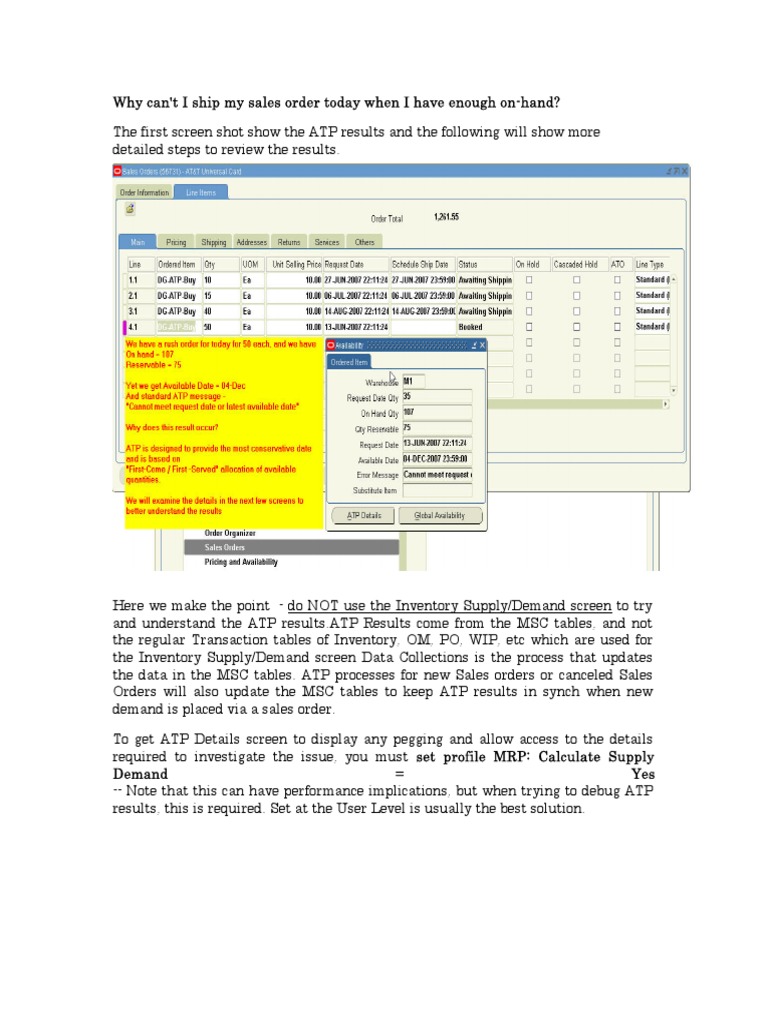 Understanding ATP Results and Troubleshooting Issues with Scheduled ...