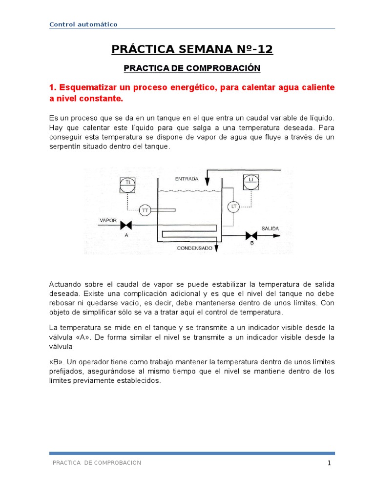 Prácticas de Control Automático | PDF | Controlador lógico programable | Solenoide