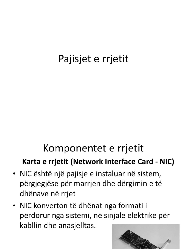 Pajisjet e Rrjetit | PDF