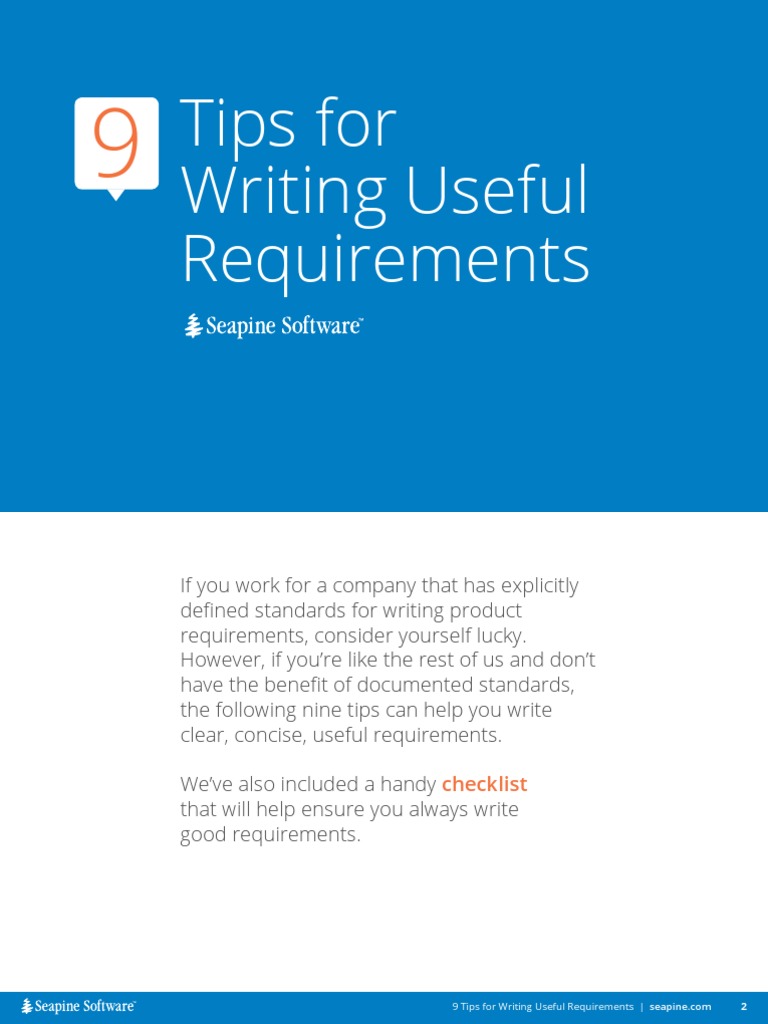Writing Effective Product Requirements | PDF | Password | Software ...