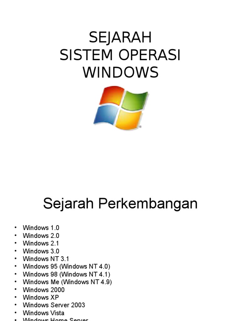 Sejarah Windows Pdf