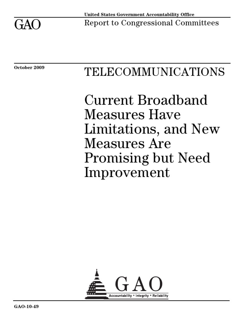 Telecommunications: Report To Congressional Committees | PDF | Internet ...