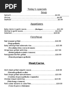 Mozambik Restaurant Menu Overview | PDF | Curry | Sauce