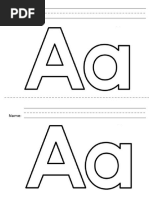 Letter NN Worksheet | PDF
