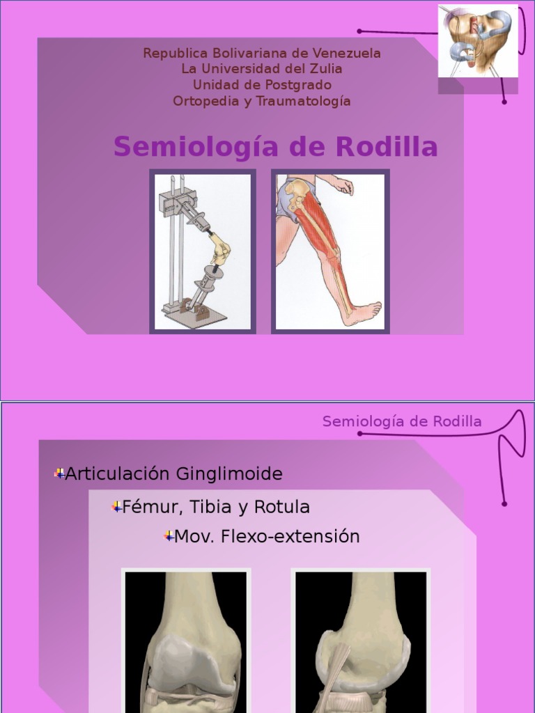 3.-Semiologia de La Rodilla. | PDF