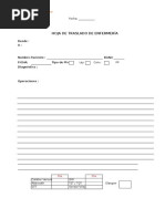 Nota de Alta o Egreso Hospitalario Voluntario | PDF | Hospital ...