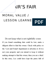Fair's Fair - Form 1 | PDF