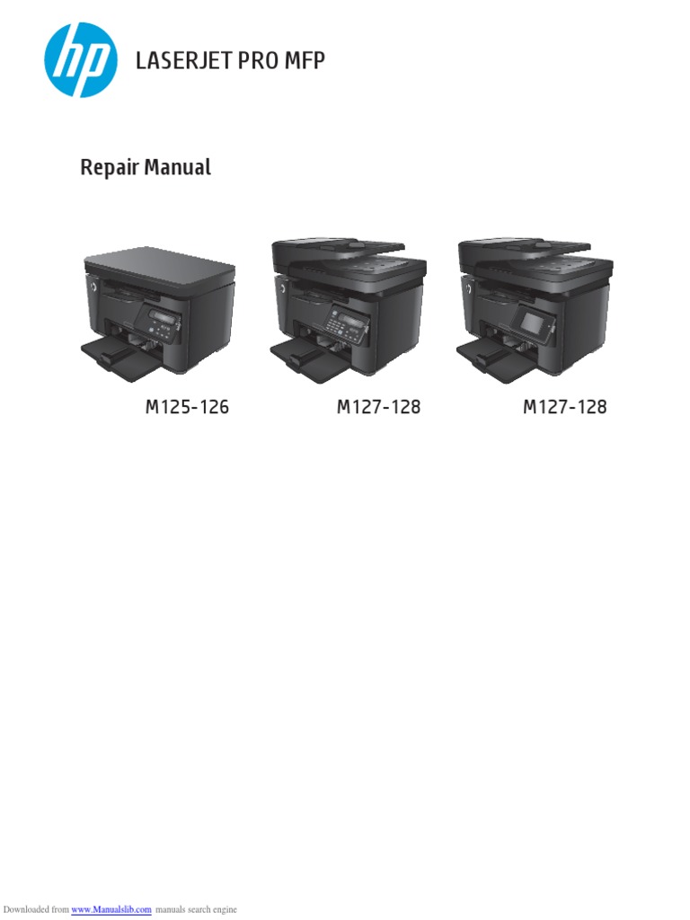 Laserjet Pro MFP m125 | PDF | Image Scanner | Electrostatic Discharge