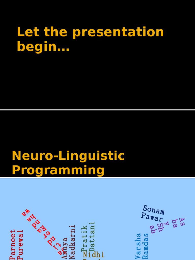 NLP | Download Free PDF | Neuro Linguistic Programming | Psychotherapy