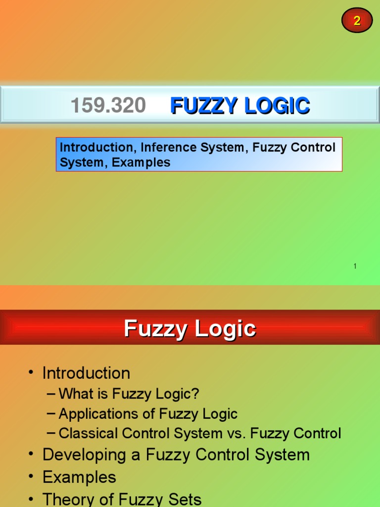 Lec2011 3 Ai Fuzzy Logic Pdf Fuzzy Logic Control System