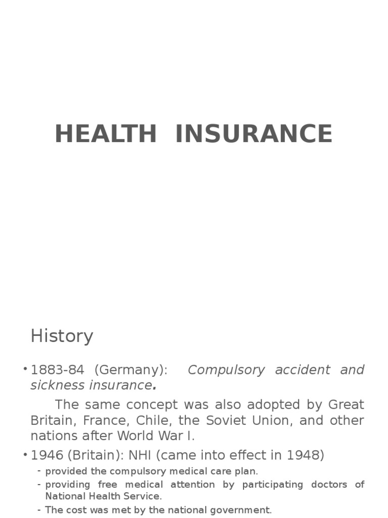 Health Insurance | PDF | Adverse Selection | Insurance