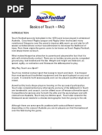 Rugby Union Basic Rules Guide | PDF | Rugby Union | Ball Games