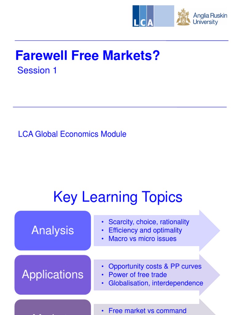 Session 1 | PDF | Free Market | Economics