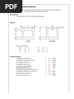 Water Tank Design (Aci 318-05 & 350-01) | PDF | Concrete | Materials
