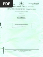 CAPE Communication Studies IA Guide | PDF | Communication | Nonverbal ...