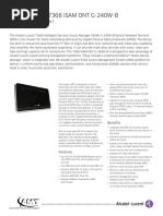 1 Data Sheet Nokia 7368 ISAM ONT G-240G-C For POL | PDF | Computer ...