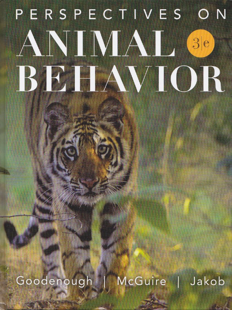 Perspectives on Animal Behavior | Further Education | Science (General)