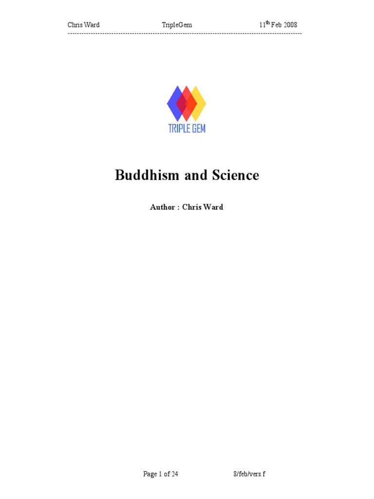 Buddhism and Science | Download Free PDF | Relationship Between ...