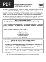 Wheel-Trans Eligibility Application | PDF | Public Transport | Disability