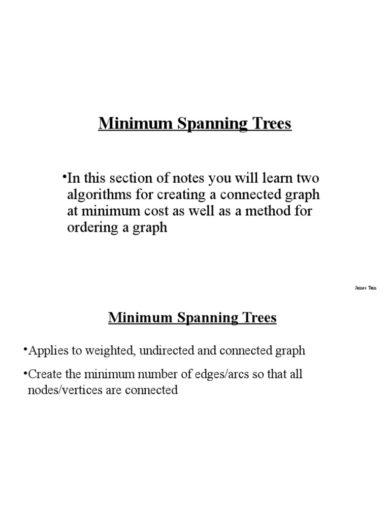 Graphs Spanning | PDF | Vertex (Graph Theory) | Theoretical Computer Science