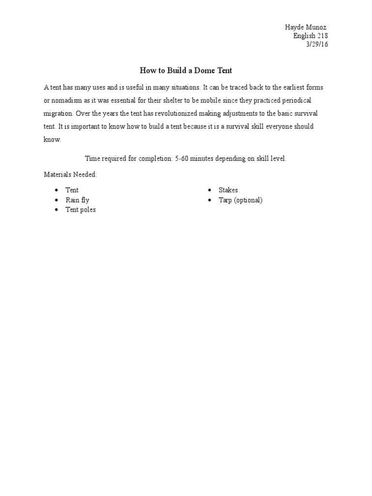 Instructions Final Draft Pdf