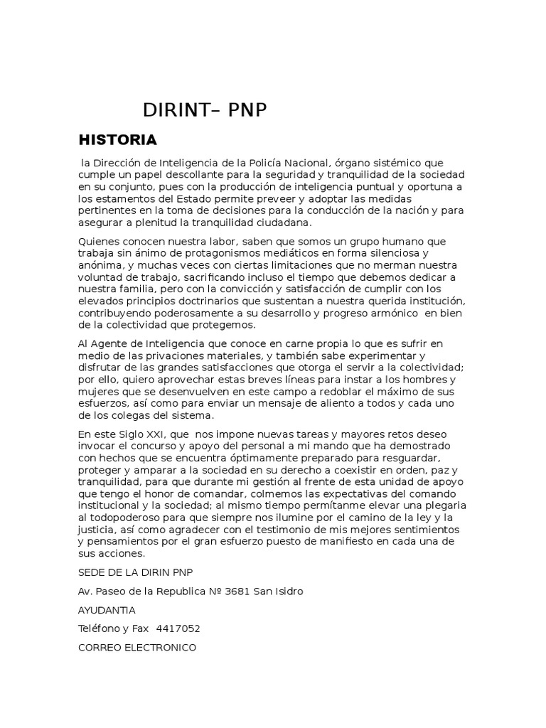 DIRINT | PDF | Policía | Bogotá