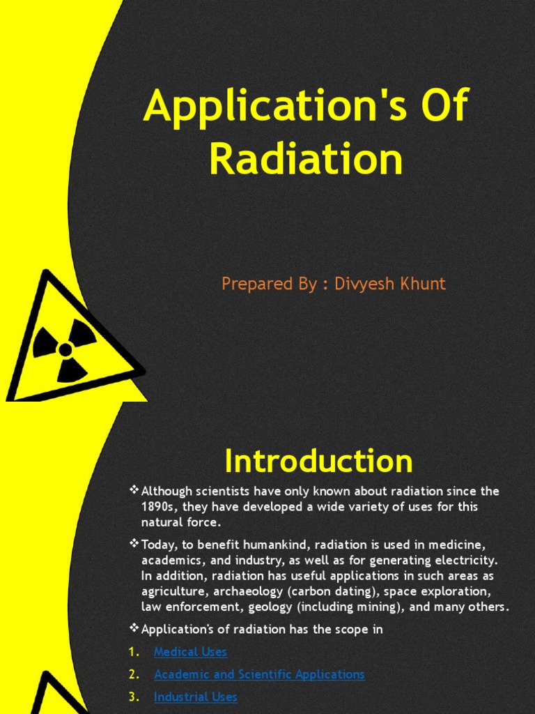 Application's of Radiation | Ct Scan | Radioactive Decay