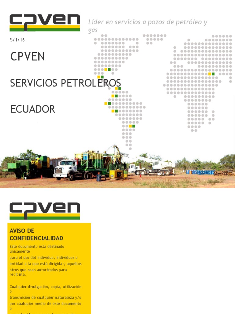 CPVEN Services Ecuador-Estimulacion | PDF | Bomba | Petróleo
