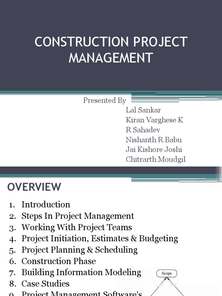 Construction Project Management Overview | PDF | Building Information ...