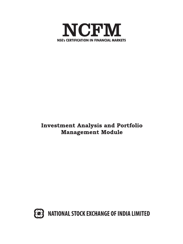 Investment Analysis and Portfolio Management | PDF | Order (Exchange ...