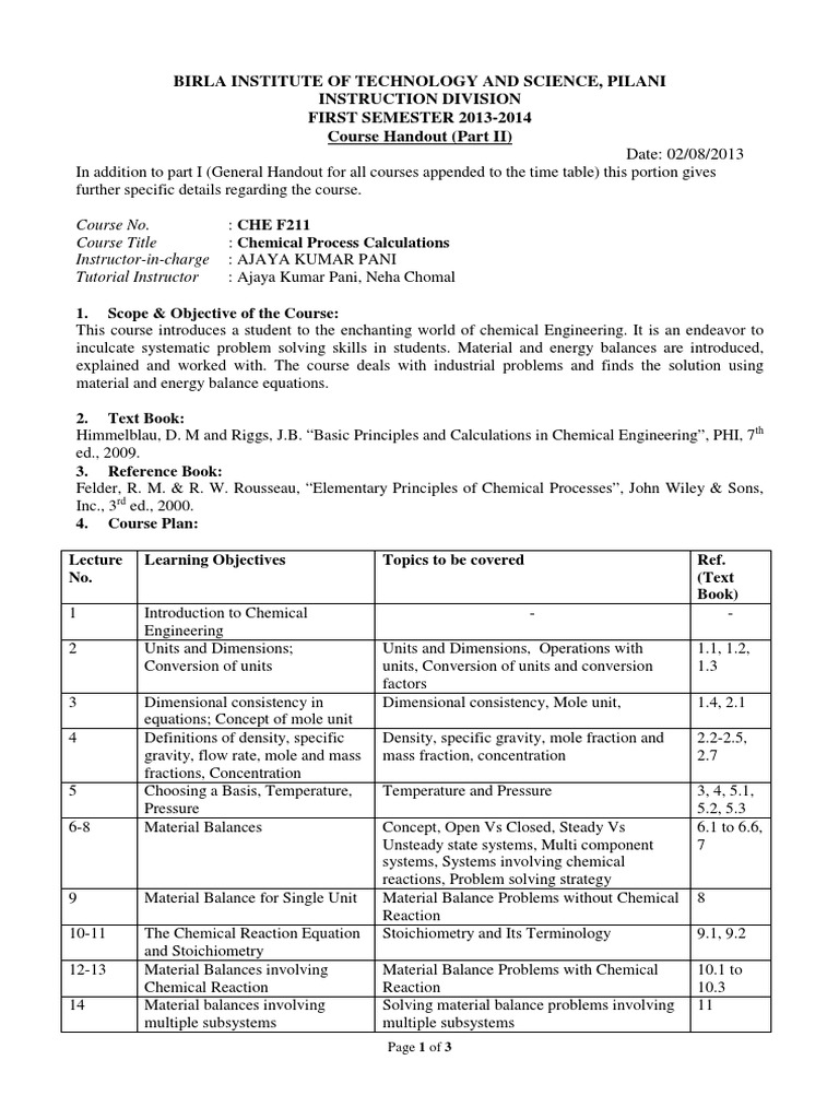 Chemical Process Calculations | PDF | Enthalpy | Humidity