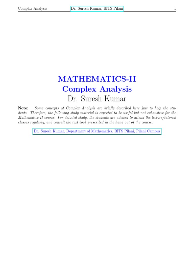 Complex Notes 2 | PDF | Trigonometric Functions | Sine
