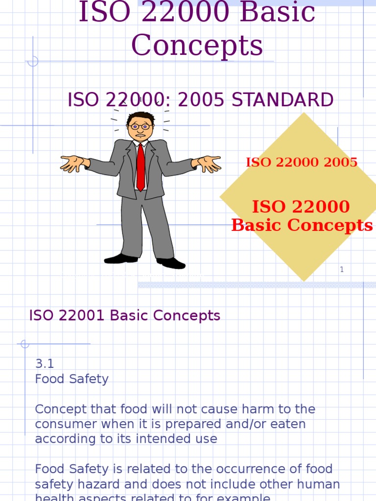 ISO 22000 Concepts Version 1.00 | PDF | Food Safety | Foods