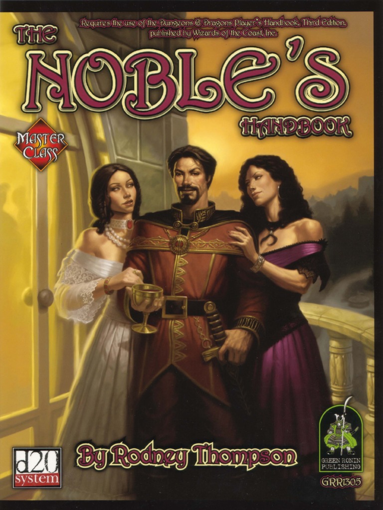 Master Class - The Noble's Handbook | PDF