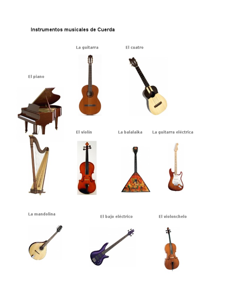 Instrumentos Musicales | PDF