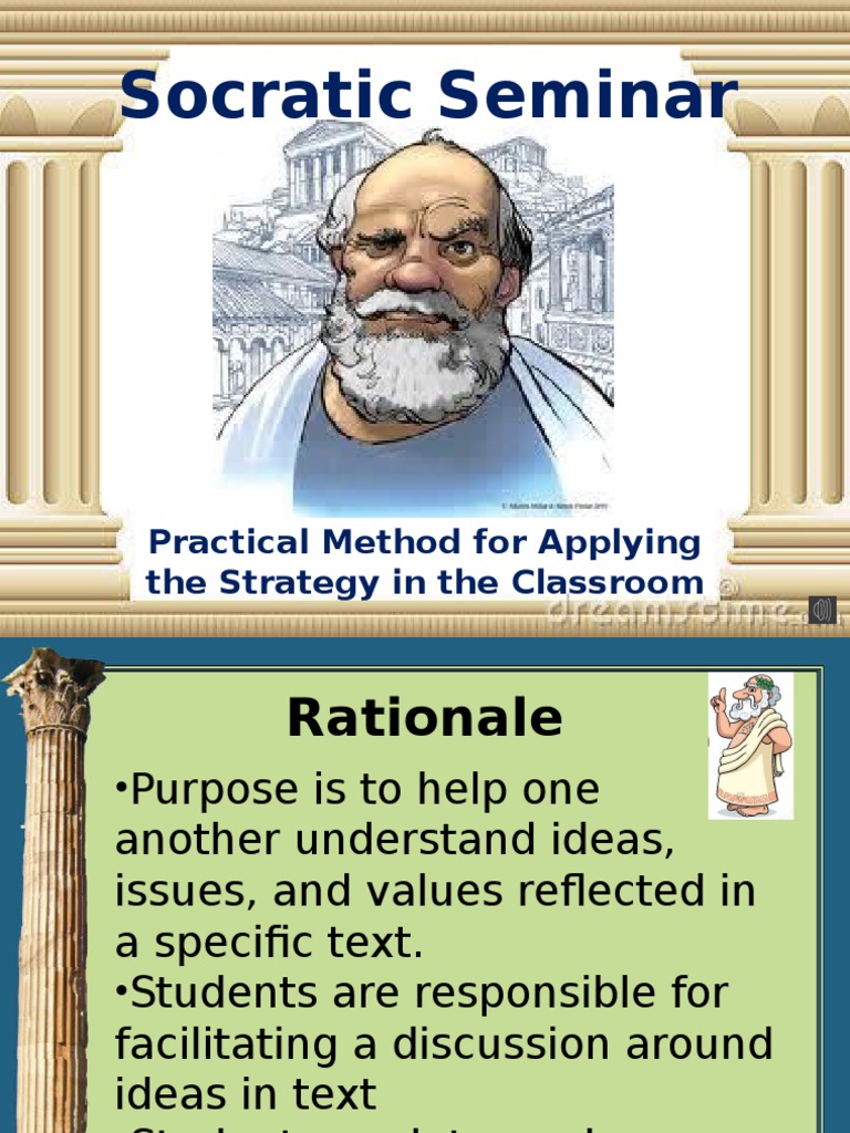 Socratic Seminar: Practical Method For Applying The Strategy in The ...