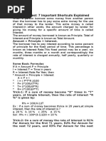 Cheat Sheets - Simple and Compound Interest | PDF | Compound Interest ...