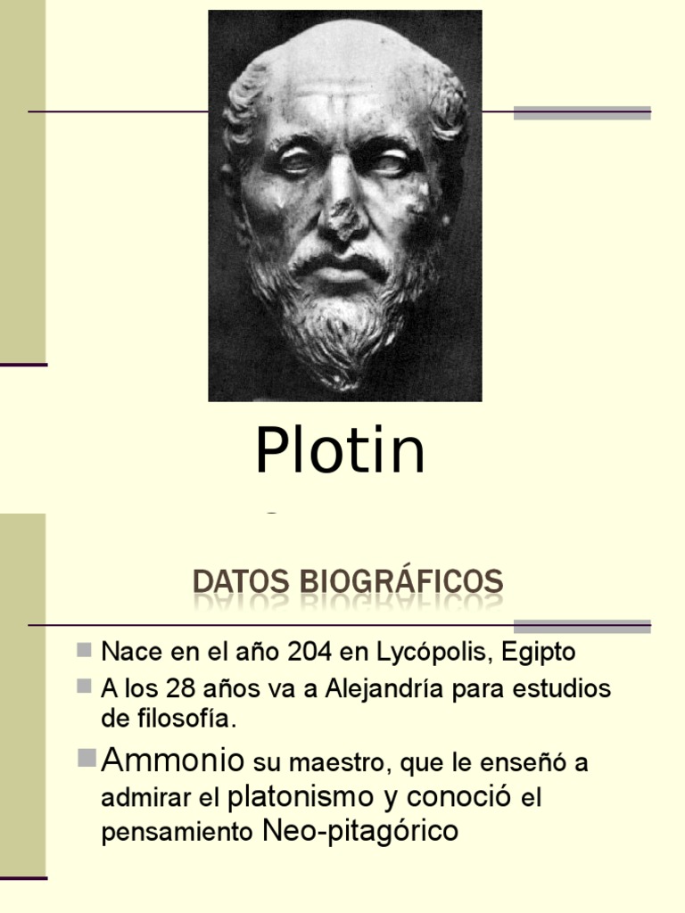 filosofia de plotino | neoplatonismo | Alma